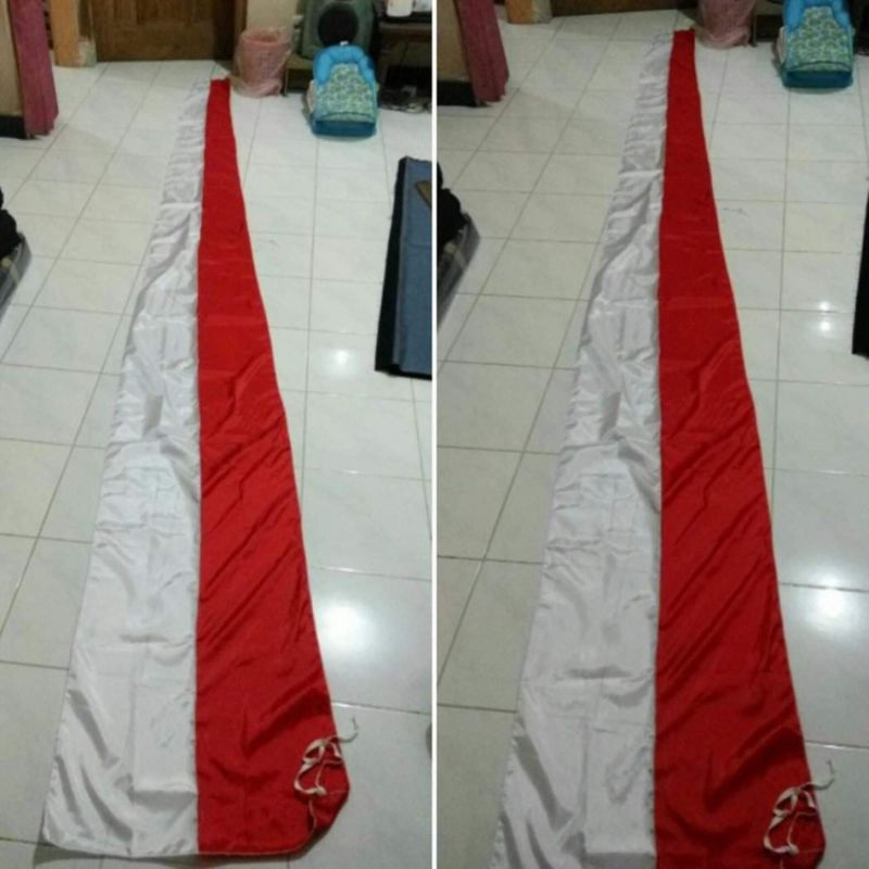 Jual Bendera Umbul Umbul Layur Merah Putih Warna Kemerdekaan NKRI Dirgahayu Agustus 3 4 5 Meter ...