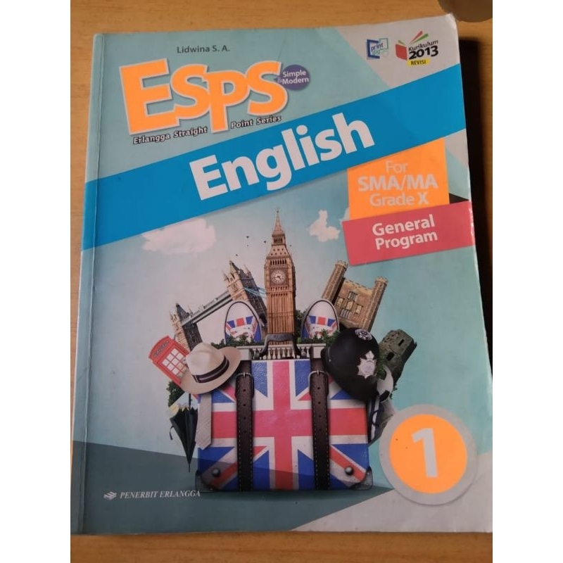 Jual buku bahasa inggris SMA/MA kelas x k13 revisi penerbit erlangga ( PRELOVED) | Shopee Indonesia
