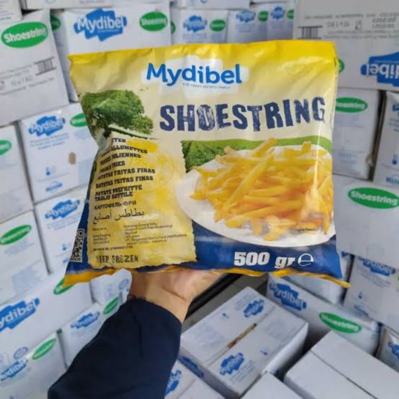 Jual Kentang Goreng MyDibel Shoestring 500gr | Shopee Indonesia