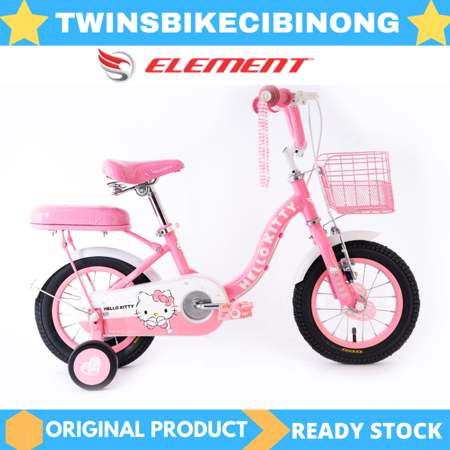Jual Sepeda Anak 12 16 18 Mini Element Hello Kitty | Shopee Indonesia