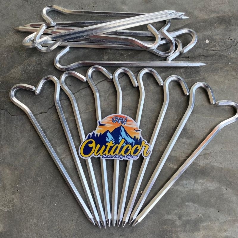 Jual Pasak Tenda Alumunium Alloy, Pasak Alloy, Pasak Kuat Awet Anti ...