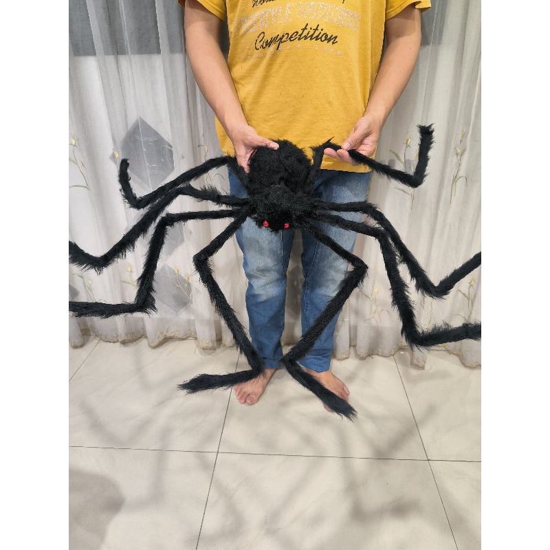 Jual mainan laba laba hitam besar 150cm | Shopee Indonesia