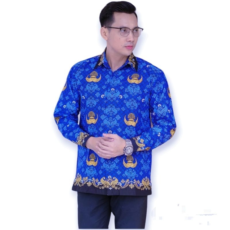 Jual KORPRI TERBARU PRIA 2022 KERAH HITAM Pakai Furing | Shopee Indonesia