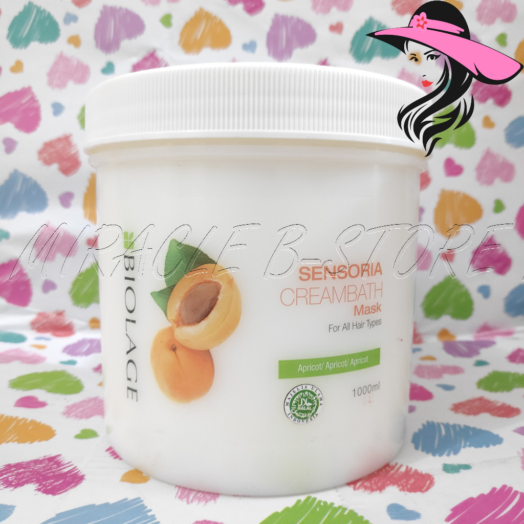 Jual MATRIX SENSORIA CARE APRICOT CREAMBATH 1000 ML MENUTRISI RAMBUT ...