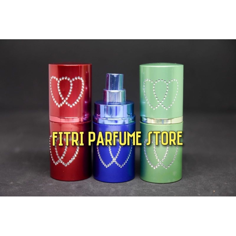 Jual Botol parfum semprot / spray kaca 30ml (case plastik) | Shopee ...