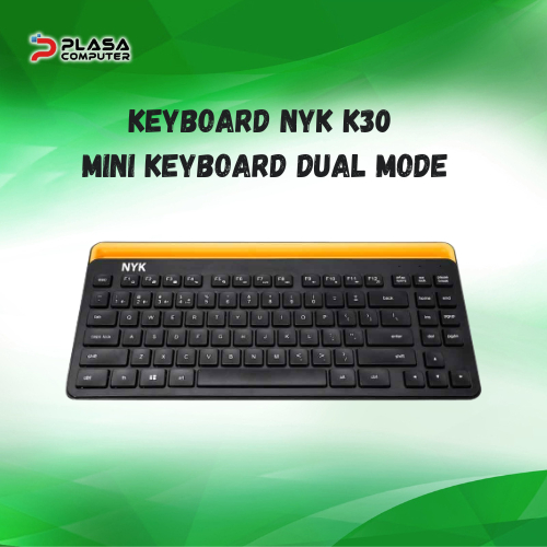 Jual NYK K30 Keyboard Mini Dual Mode Bluetooth + Wireless | Shopee ...