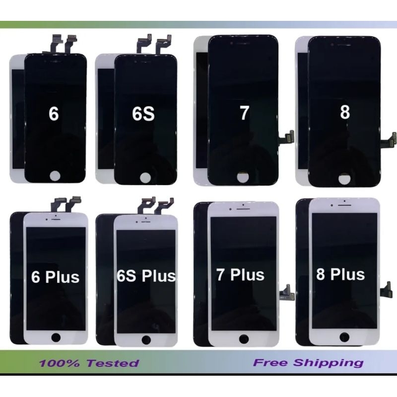 Jual LCD+TS ip 5/5g/5s/5c/6/6g/6g plus /6s/6s plus FULLSET | Shopee Indonesia