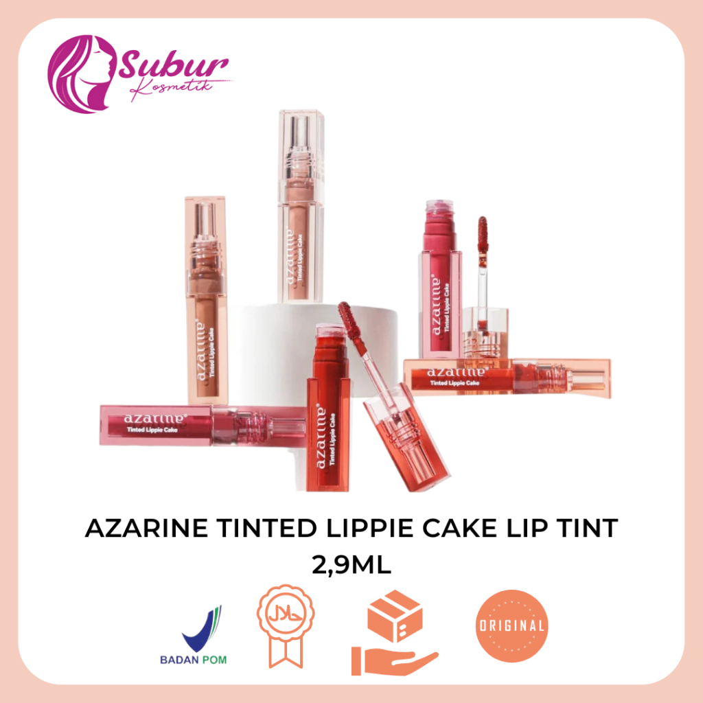 Jual Azarine Tinted Lippie Cake Lip Tint 2,9ML | Shopee Indonesia