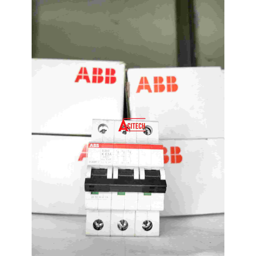 Jual MCB ABB 3 Phase MCB S203-K63 | Shopee Indonesia