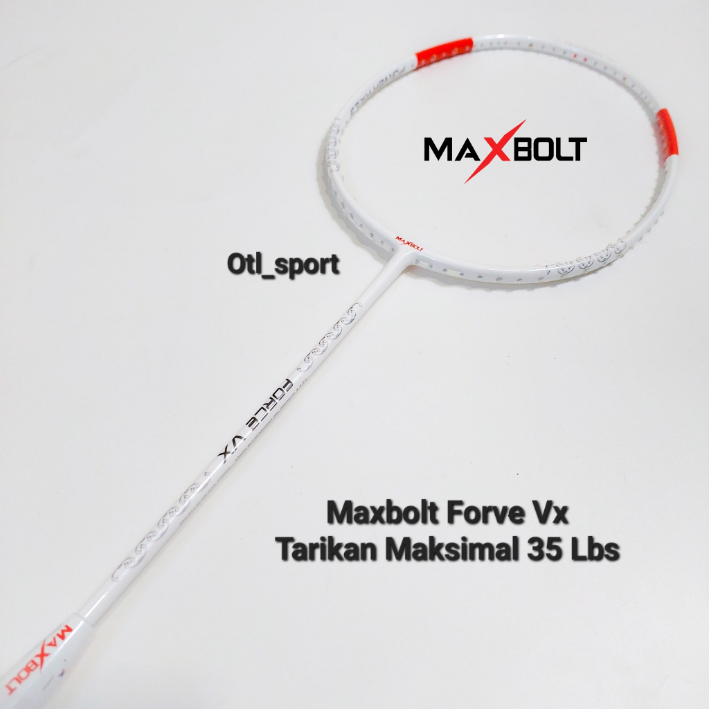 Jual Raket Badminton Maxbolt Thunderbolt 35 LBS | Original 100% ...