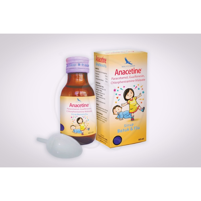 Jual ANACETINE SIRUP 60 ML - Mengatasi batuk pilek anak | Shopee Indonesia