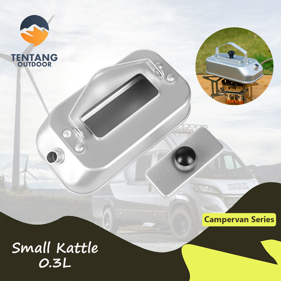 Jual Kettle Mini 0.3L Multifungsi Aluminium Nesting Outdoor Camping ...