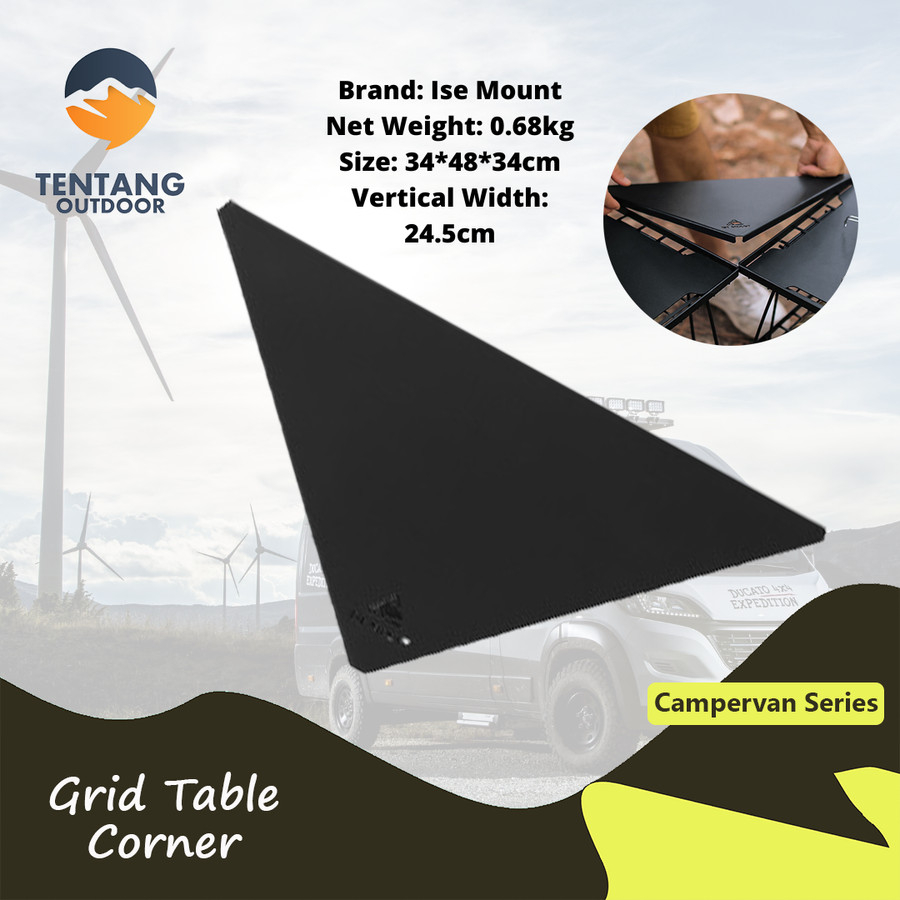 Jual Meja Lipat Papan Kayu Portable Table Camping Outdoor Mesh Drain ...