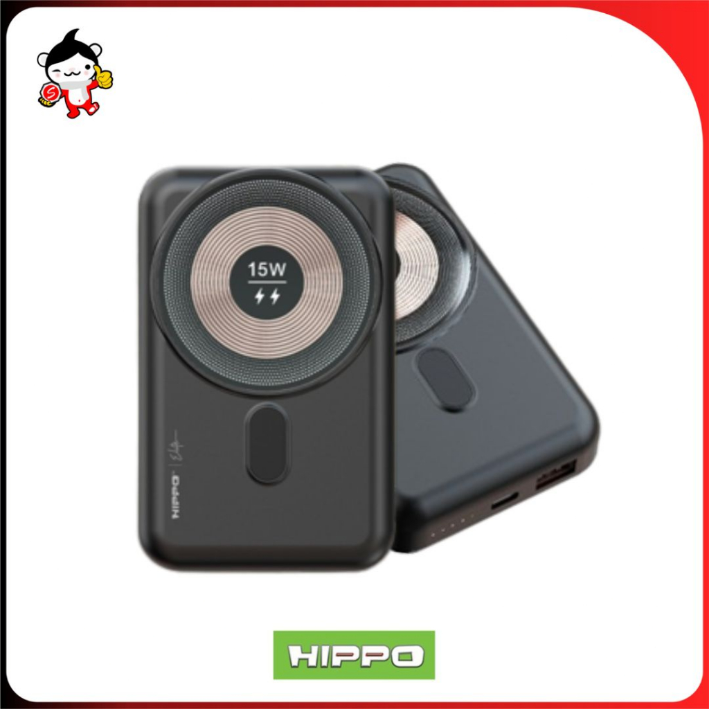 Jual HIPPO Wireless Power Bank Othello Mini 10000 mAh PD 22.5W Magsafe ...