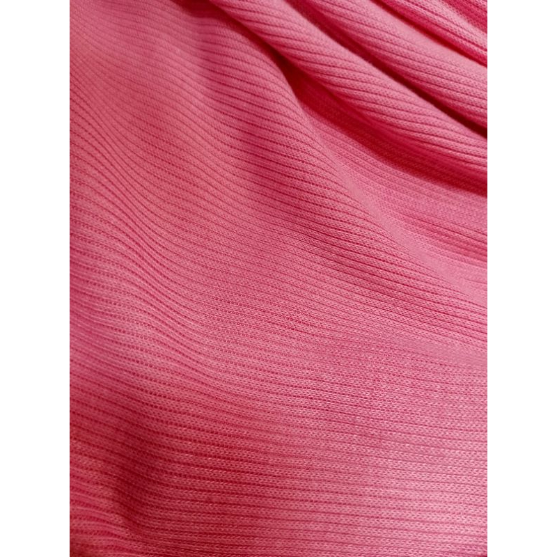 Jual KAIN BAHAN KAOS RIB KNIT COTTON / RIB BUR CVC 2X2 METERAN | Shopee ...