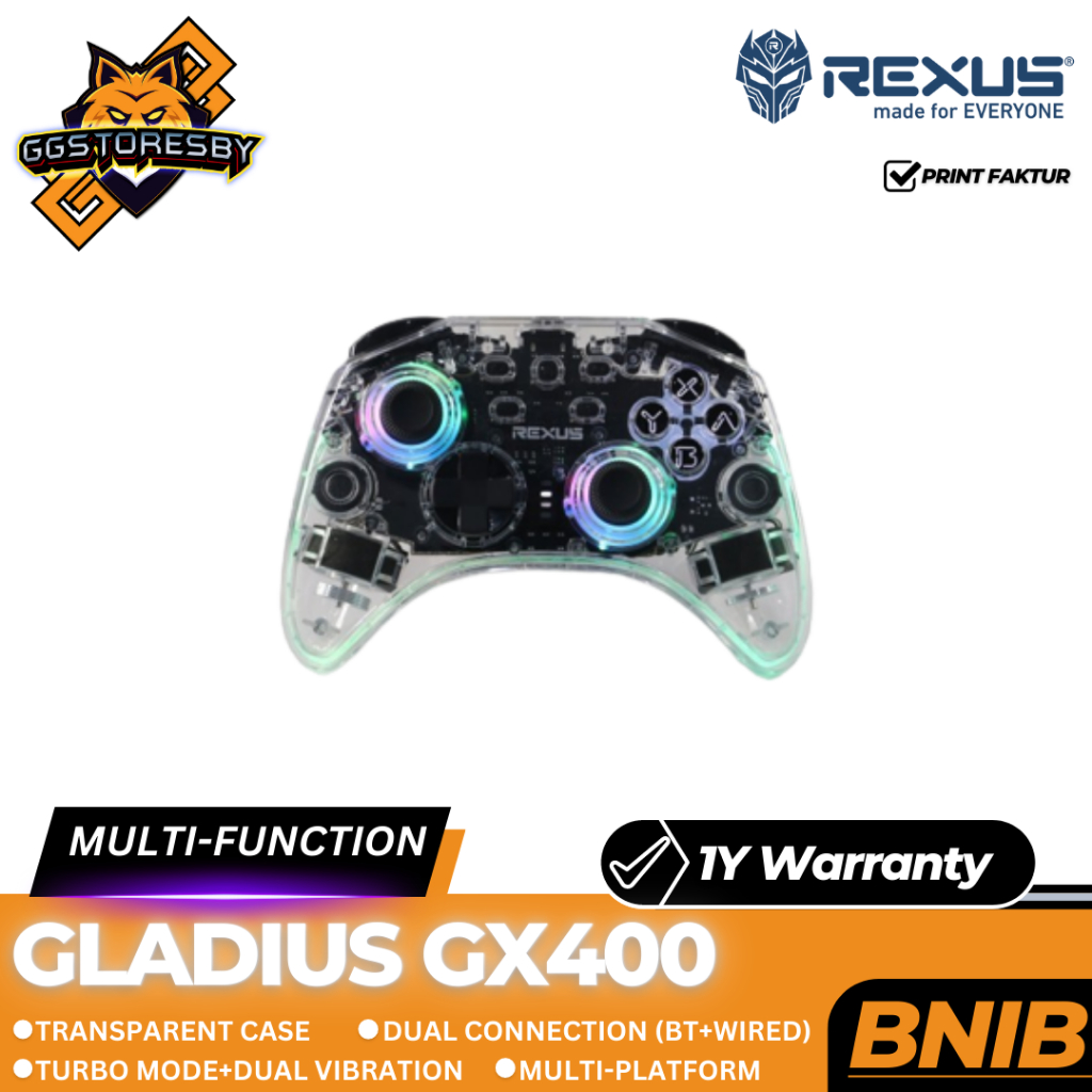 Jual REXUS GLADIUS GX400 BLUETOOTH Gamepad | Shopee Indonesia