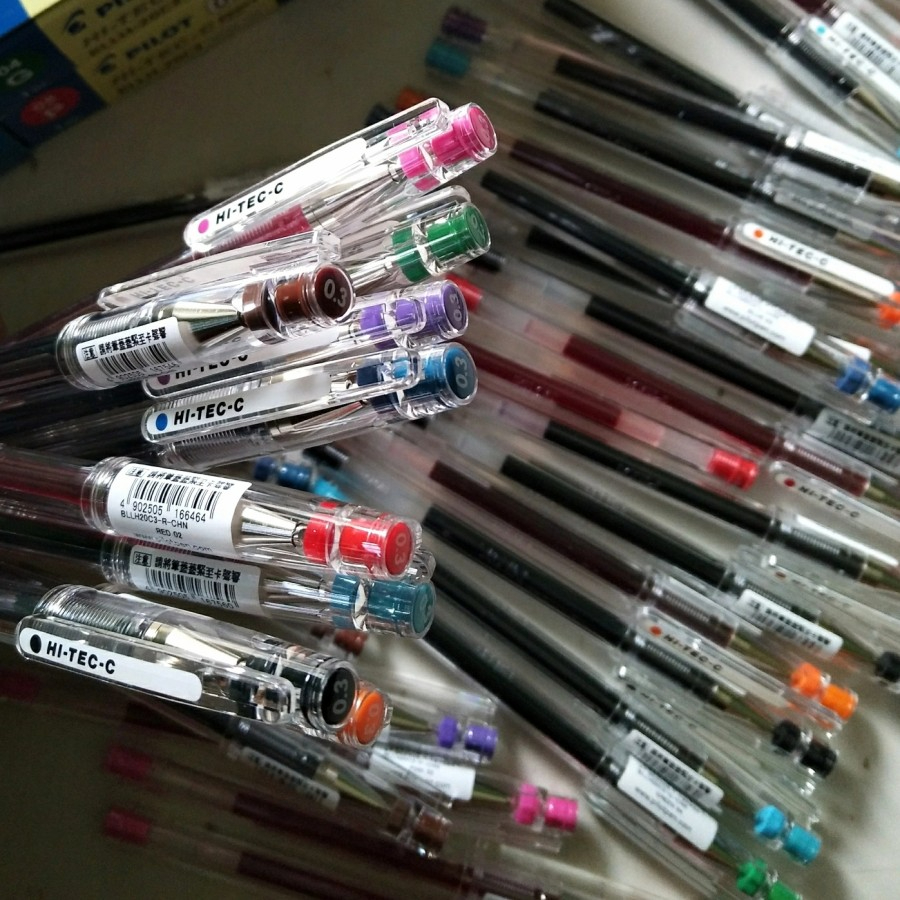Jual Pulpen Hitec C Warna Warni / Pen Hi-Tech Pilot Original | Shopee ...