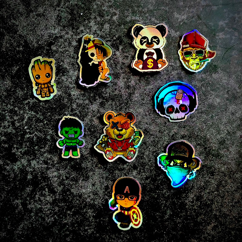 Jual GV STICKER AIO HOLOGRAM LAMINASI GLOSSY | Shopee Indonesia