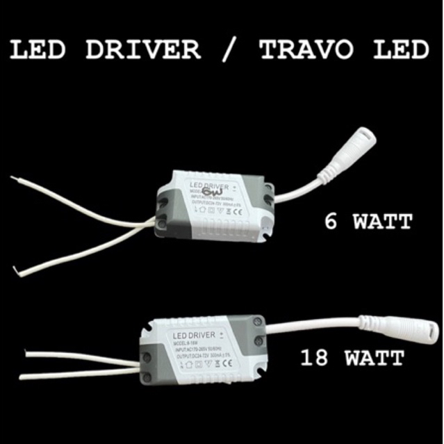 Jual LED DRIVER LAMPU DOWNLIGHT PANEL 6 WATT 18 WATT | Shopee Indonesia