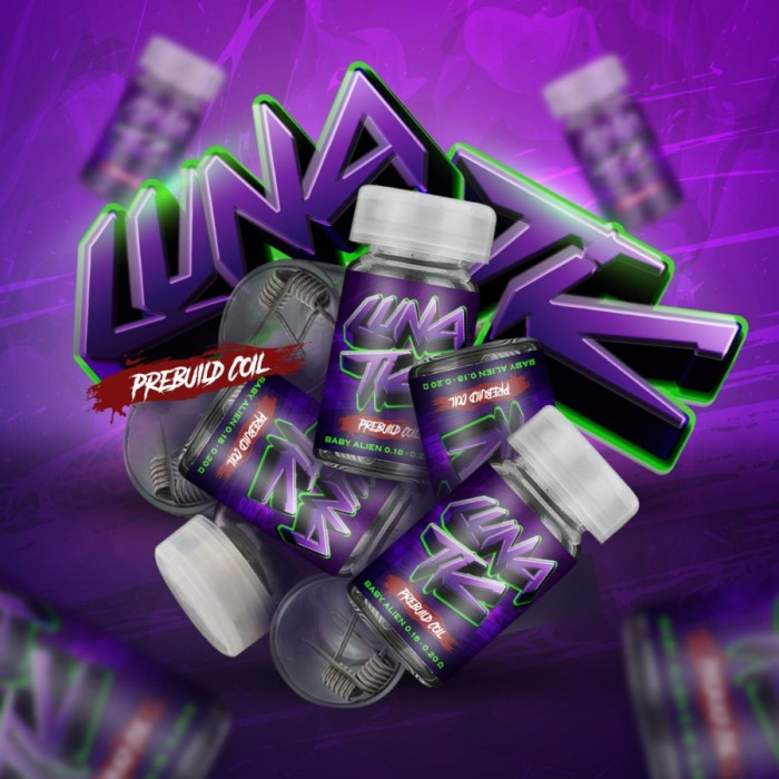 Jual LUNATIC PURPLE DUAL CORE DIM 3 PREBUILD COIL | Shopee Indonesia