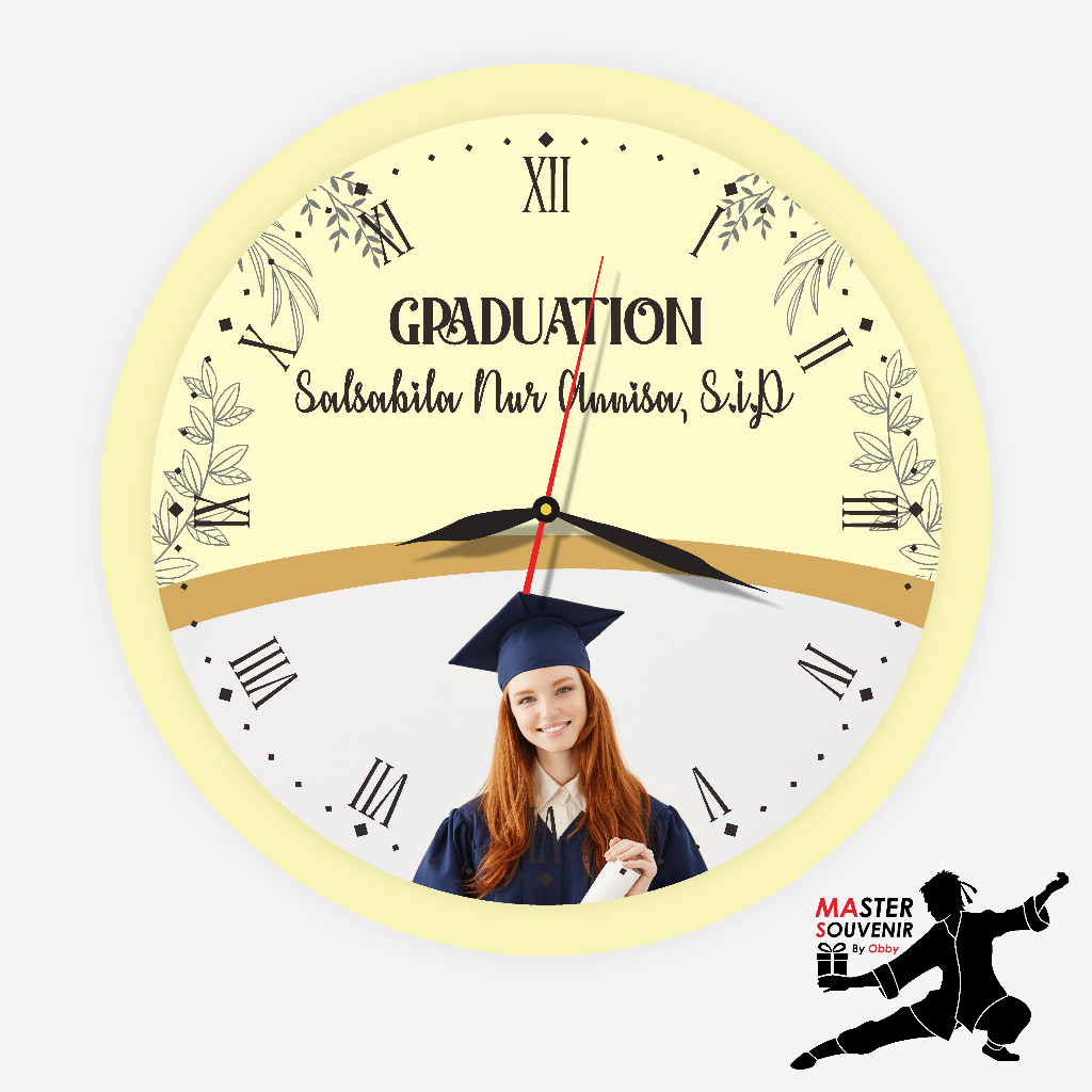 Jual Master Souvenir By Obby - Jam Meja Unik Custom Foto Hadiah Wisuda ...
