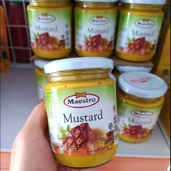 Jual Maestro Mustard 245 gr Free Bubble Wrap dan Dus Tebal | Shopee ...