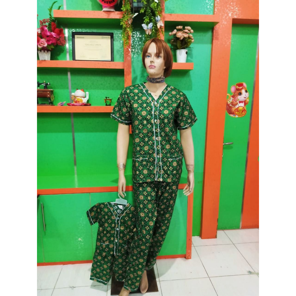 Jual BAJU BATIK BAGAN PIAMA CP COPLE ANAK DAN IBU BISA GROSIR DAN ...