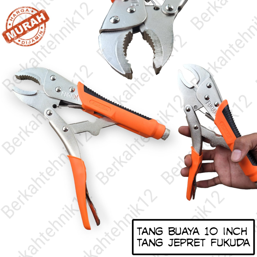 Jual tang buaya 10 Inch bengkok locking Pliers tang jepit | Shopee ...