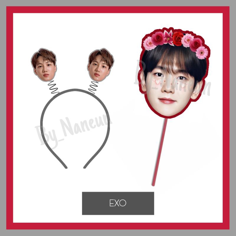Jual Fan Face/Bando Tuing Tuing EXO / Bando Wajah/Kipas Wajah / Bando ...