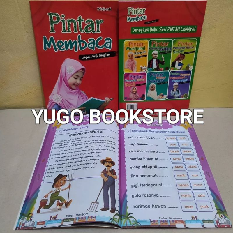 Jual Buku Pintar Membaca untuk Anak Muslim PAUD TK dan Pra SD ORIGINAL ...
