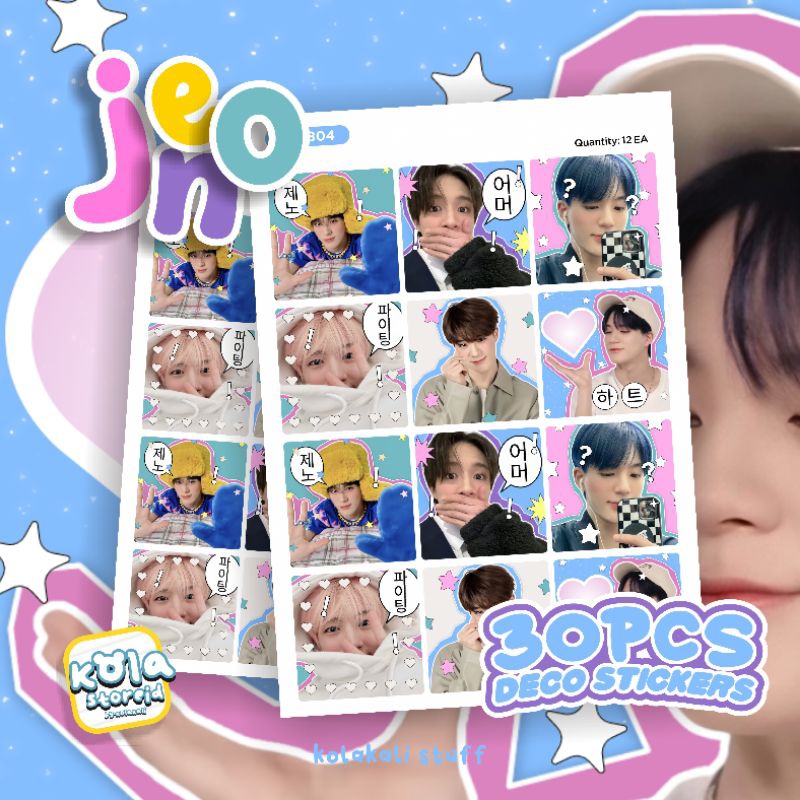 Jual 30PCS JENO NCT STICKER DECO • STIKER FREEBIES • STIKER LUCU ...