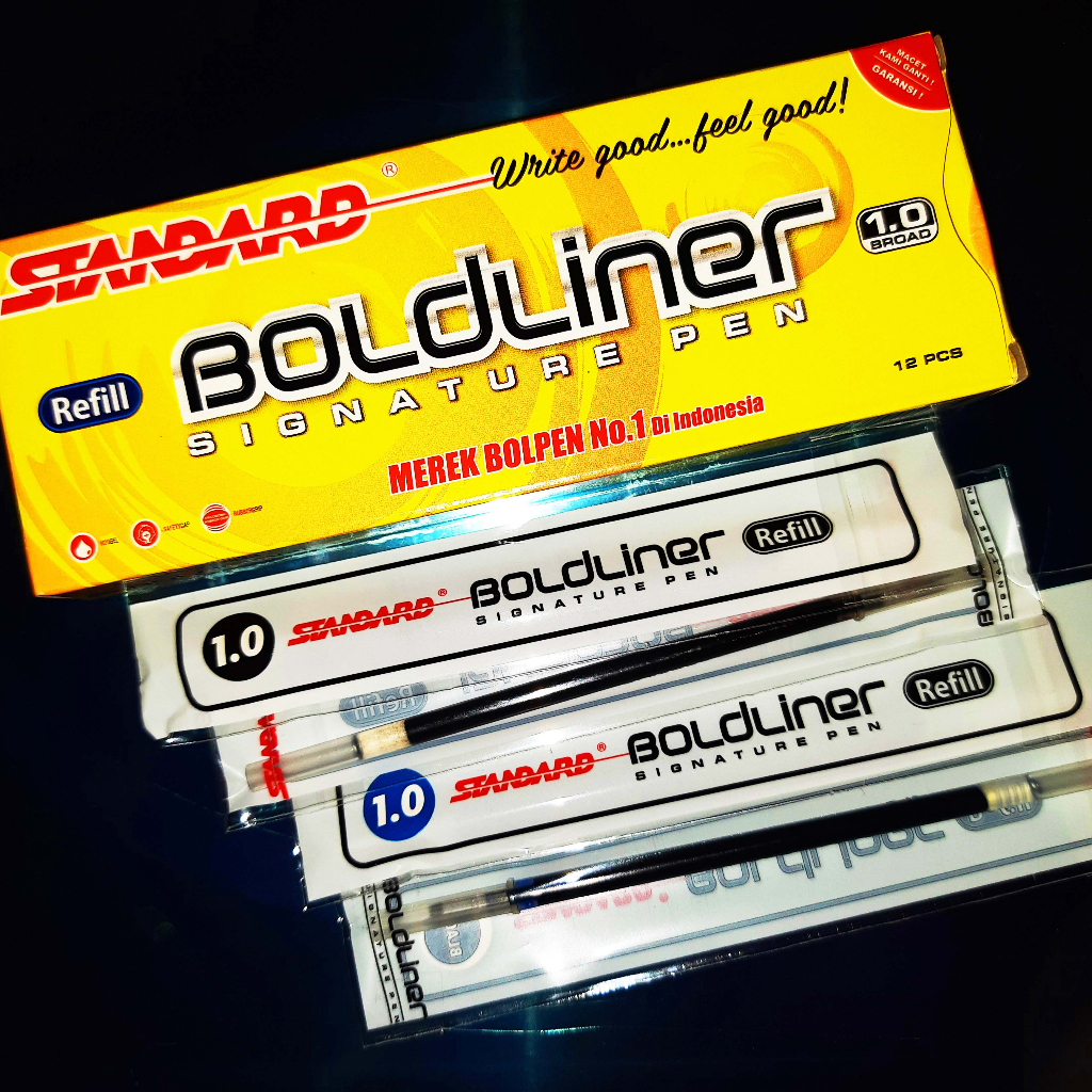 Jual Refill Pen Boldliner 1.0 Signature Pen (Pena Tanda Tangan) Isi ...