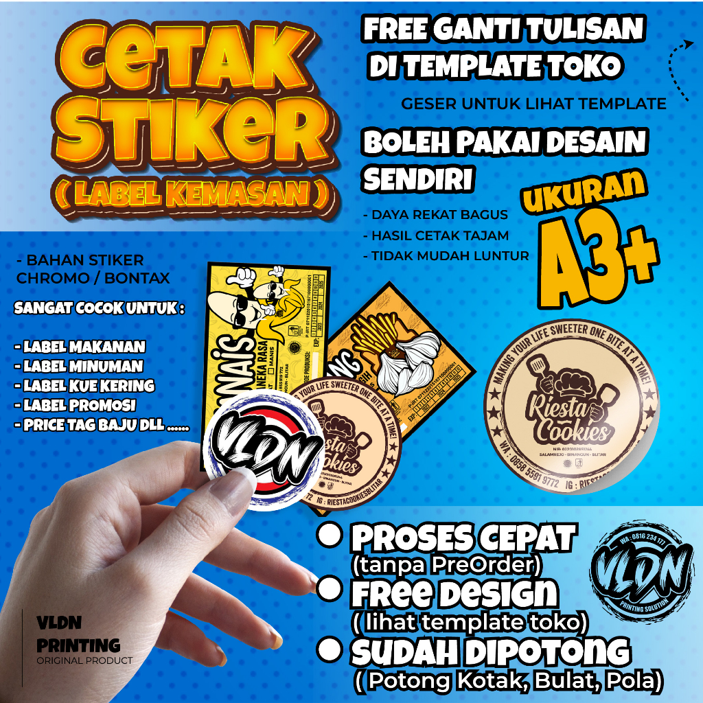 Jual STIKER LABEL KEMASAN / MAKANAN / LABEL USAHA, STIKER CHROMO/BONTAK ... Jual STIKER LABEL KEMASAN / MAKANAN / LABEL USAHA, STIKER CHROMO/BONTAK ...