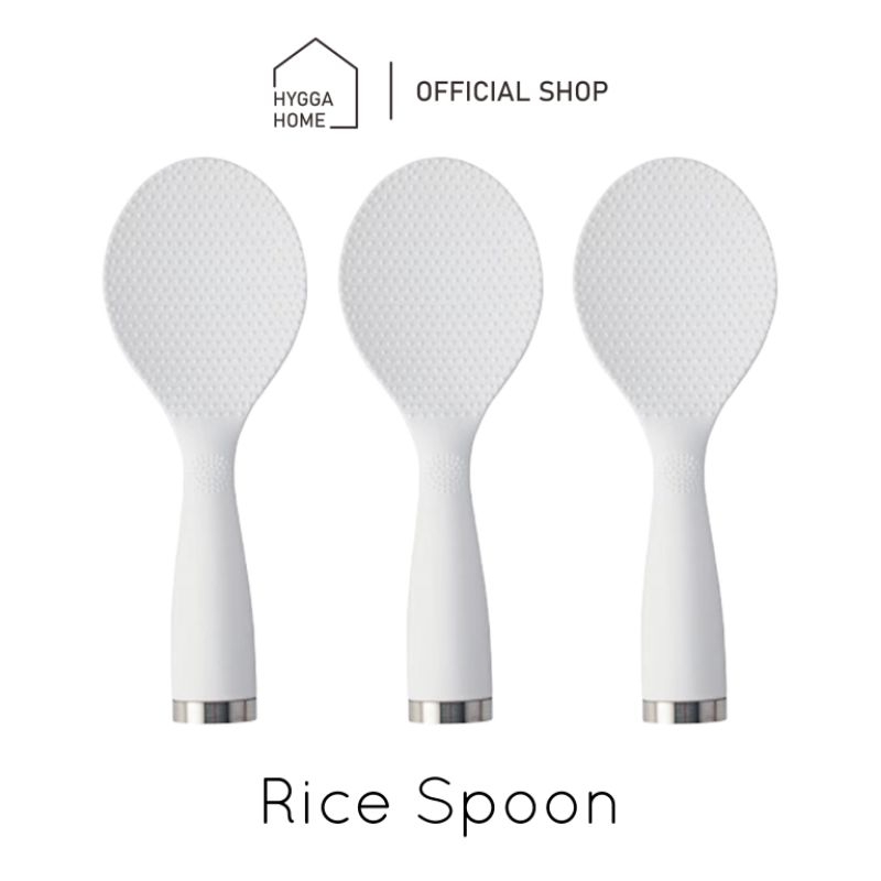 Jual Hygga Home Standing Rice Spoon Centong Nasi Berdiri Anti Lengket ...