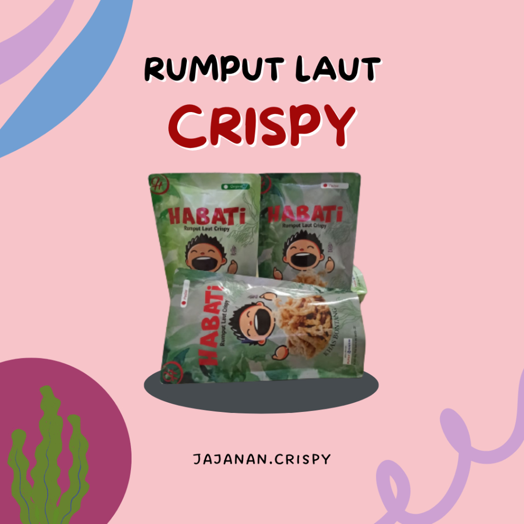 Jual [HABATI] Rumput Laut Crispy Khas Bontang | Shopee Indonesia