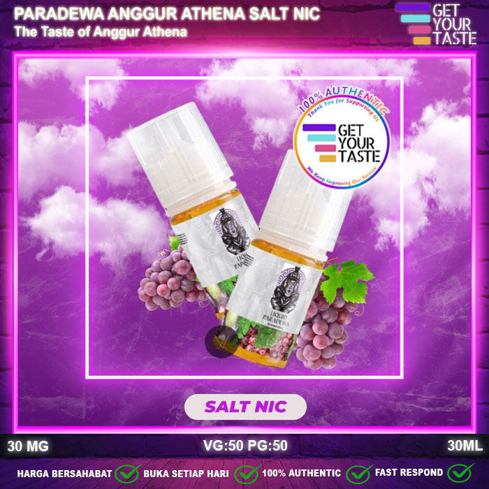 Jual Liquid Paradewa Anggur Athena Salt Nic 30ML Grape Saltnic by ...