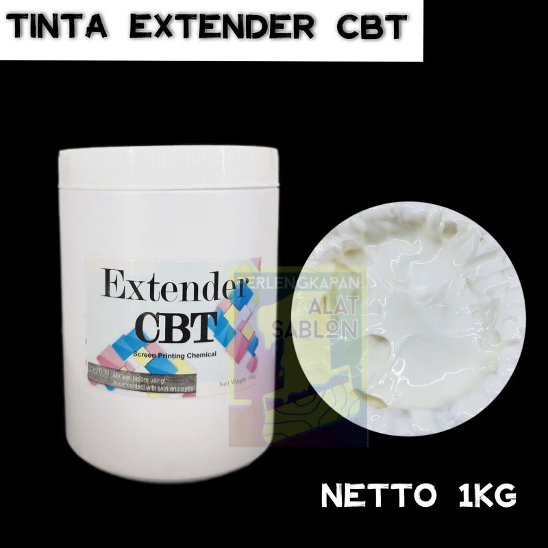 Jual CAT TINTA SABLON EXTENDER CBT 1KG | Shopee Indonesia