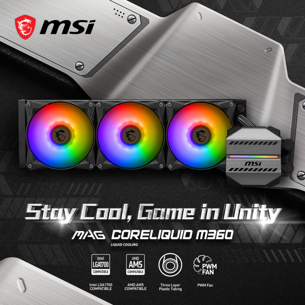 Jual CPU COOLER MSI MAG CORELIQUID M360 – MSI CORE LIQUID COOLING 360mm | Shopee Indonesia