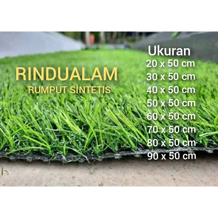 Jual Rumput Sintetis Tipe Swiss 2cm Ukuran 50x50 | Shopee Indonesia
