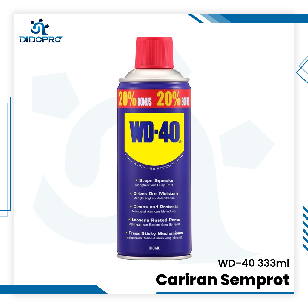 Jual WD-40 / WD40 / WD 40 Pelumas Anti Karat 191 ml 333 ml | Shopee ...