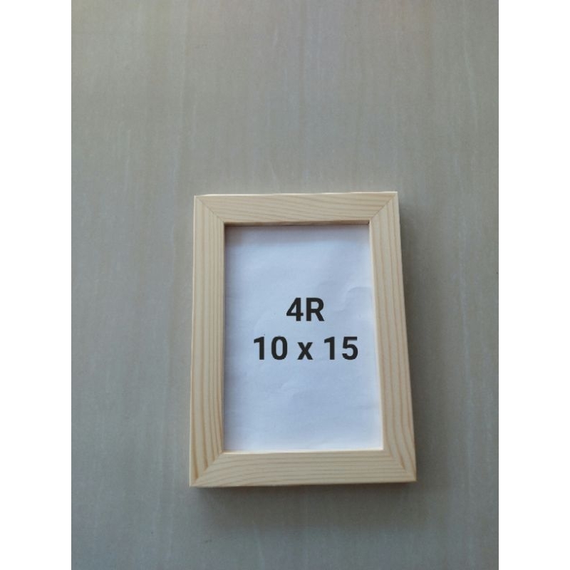 Jual Wooden frame jati belanda (10 x 15) 4R frame kayu pinus, Bingkai ...
