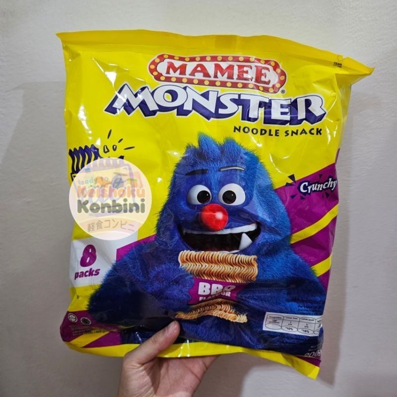 Jual Mamee Monster BBQ Snack / snack impor / jajanan impor / mie kremes ...