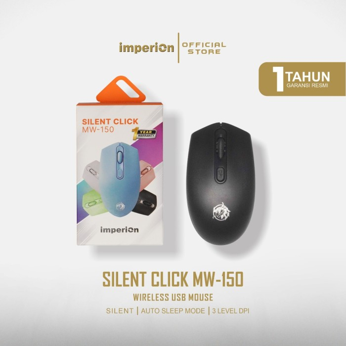 Jual Mouse Wireless Imperion Mw150 Original Mouse tanpa kabel | Shopee ...