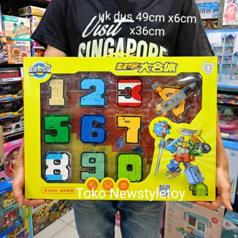 Jual Mainan Robot angka yang jumbo angka | Shopee Indonesia