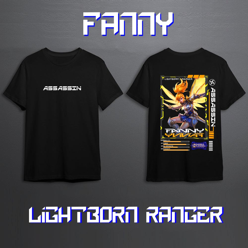 Jual KAOS HERO MOBILE LEGEND FANNY SKIN KEREN//KAOS ML//KAOS MOBILE ...