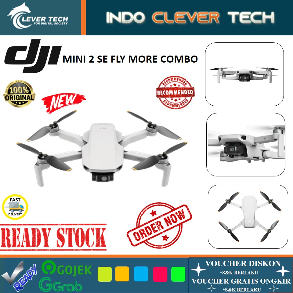 Jual DJI Mini 2 SE Fly More Combo Drone Mini 2 SE | Shopee Indonesia