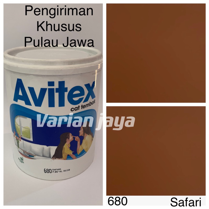 Jual Cat Tembok Coklat 1kg Avitex Safari 680 | Shopee Indonesia