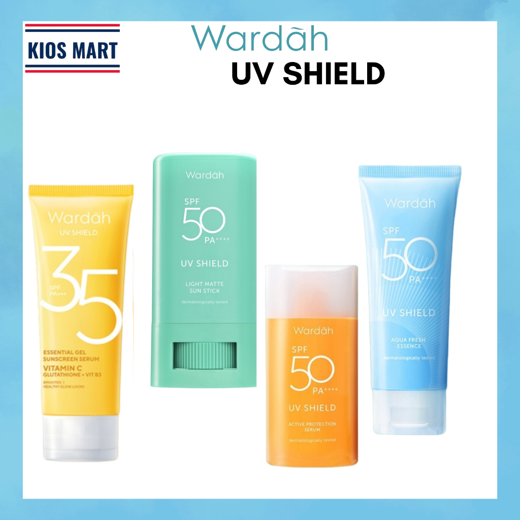Jual Wardah UV Shield Aqua Fresh Essence SPF 50 PA+++ 30ml | Essential ...