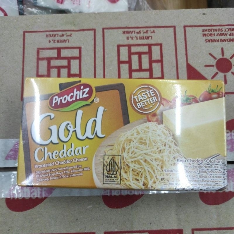 Jual prochiz gold cheddar 160g | Shopee Indonesia