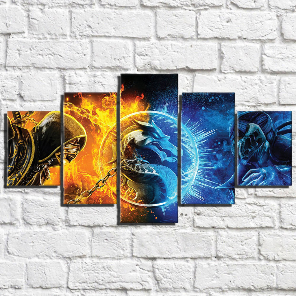 Jual Poster Dinding Mortal Kombat Multipanel | Shopee Indonesia